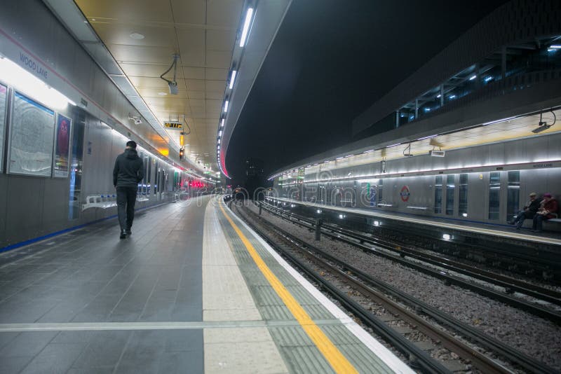 London Underground by Night Editorial Stock Photo - Image of ...