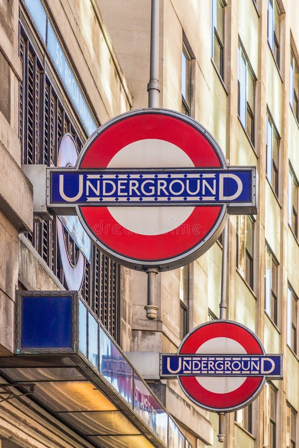 London Underground Signs in London Editorial Photography - Image of ...