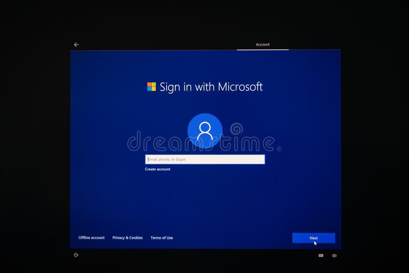 MIcrosoft Windows 10 Pro Installation Editorial Image - Image of ...
