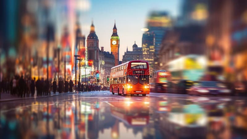 London view stock illustration. Illustration of blur - 279876948