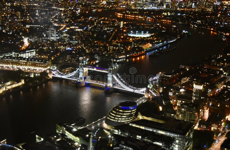 London view night sky view stock photo. Image of view - 101421454