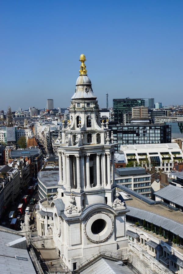 London - View from Saint Paul S Cathedral Stock Photo - Image of ...