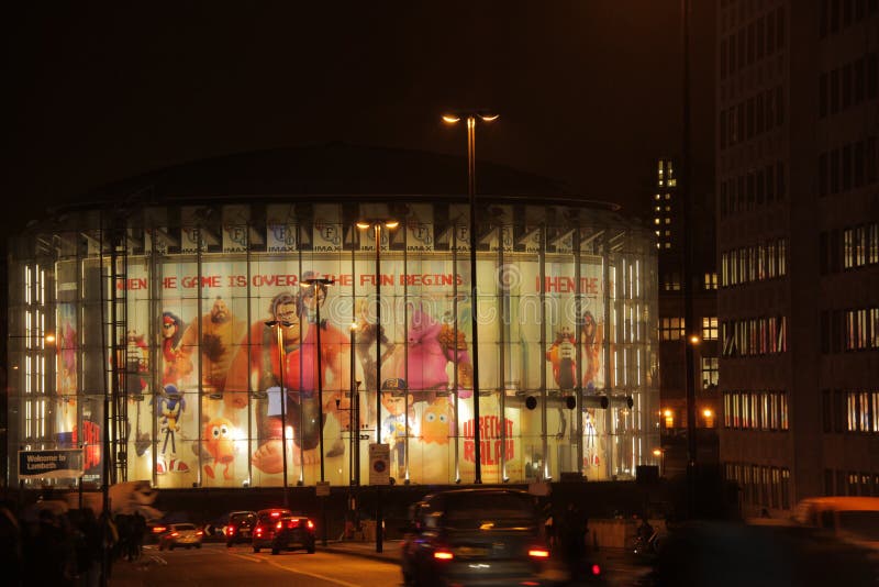 London Waterloo IMAX Cinema Editorial Stock Photo - Image of busy ...