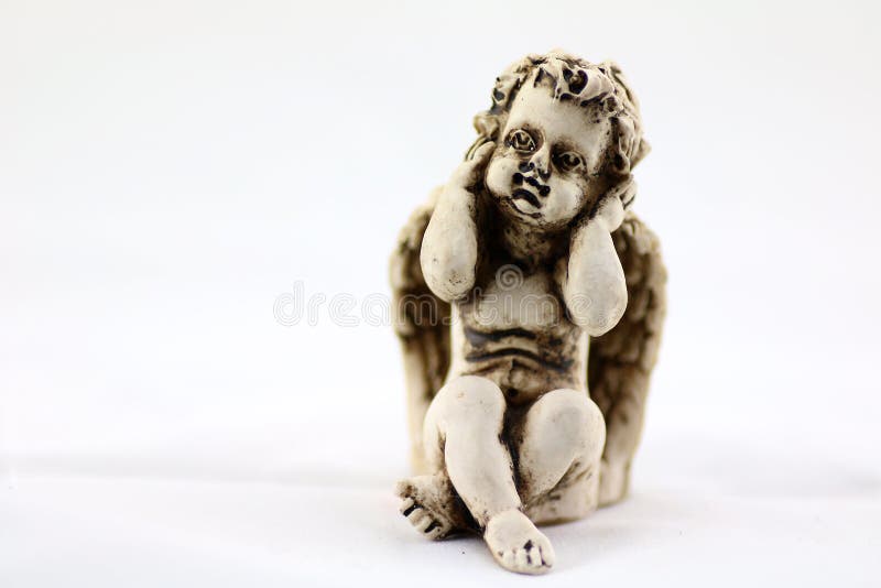 Lone angel sitting stock photo. Image of angel, sitting - 93096778