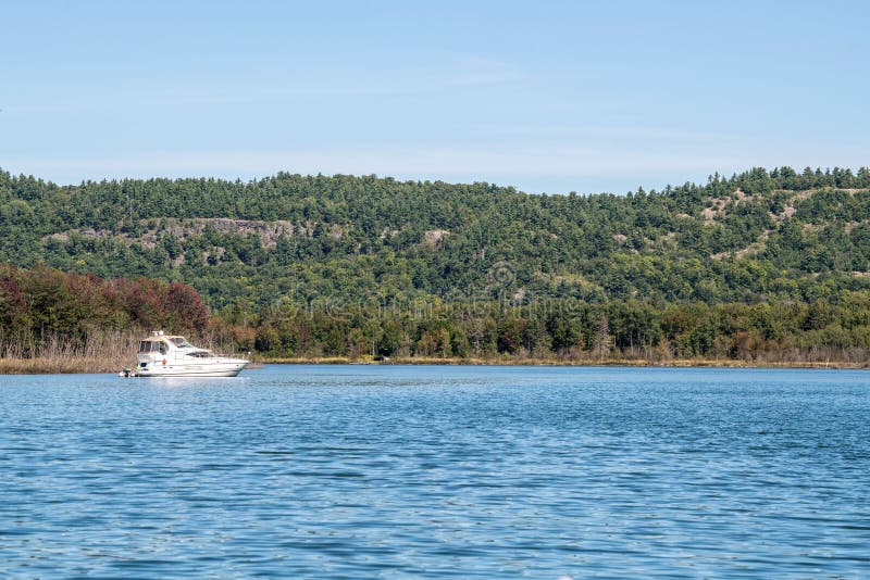 Lone Boston river stock image. Image of lone, water - 266626937