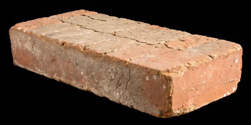 Lone Brick on Dark Background Stock Illustration - Illustration of lone ...