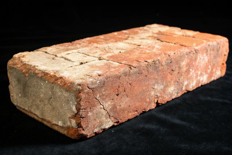 Lone Brick on Dark Background Stock Illustration - Illustration of ...