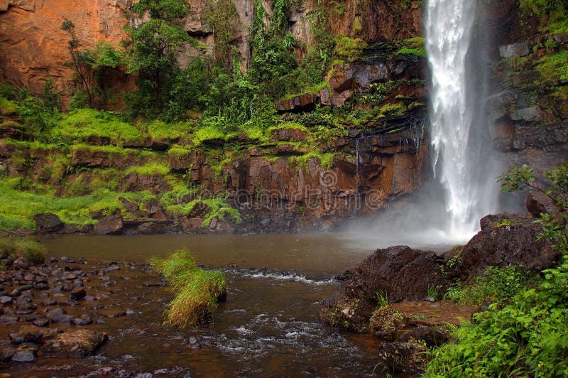 Mac Mac Waterfall, South Africa Stock Image - Image of freshness ...