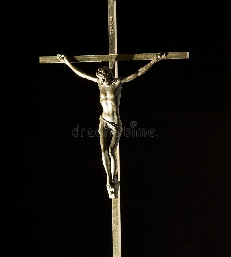 Lone cross stock image. Image of bronze, christ, faith - 22825325