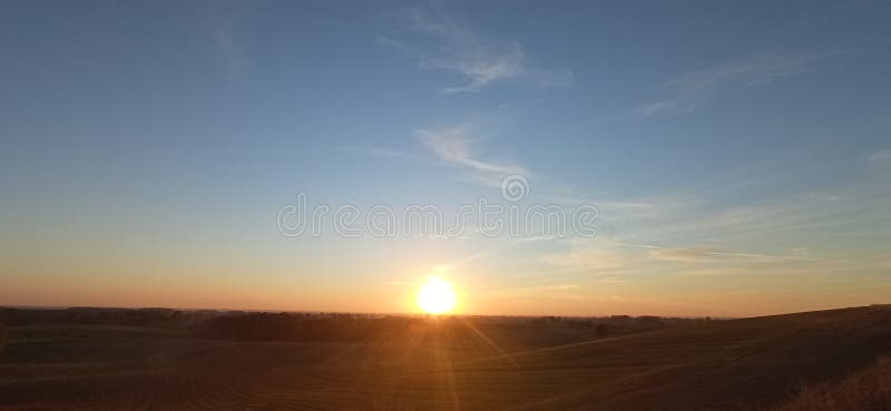 The fading sun stock photo. Image of sunset, sunlight - 231703820