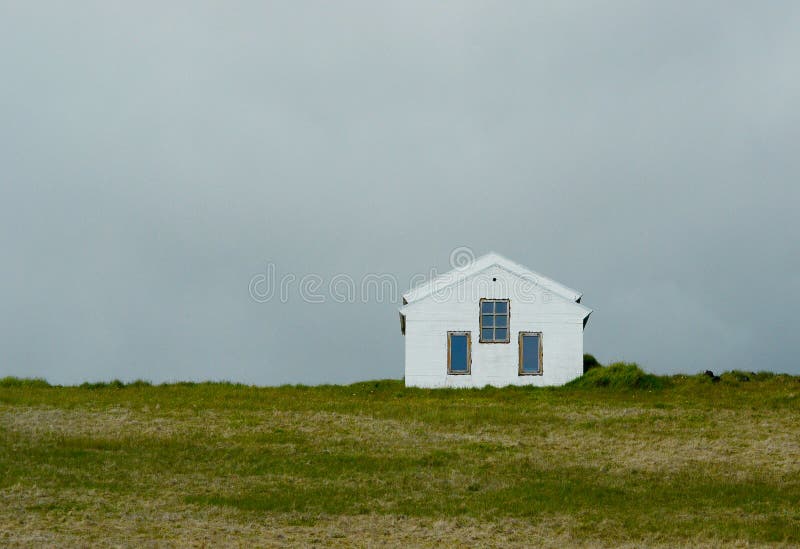 The lone house stock photo. Image of windows, tundra - 51364074
