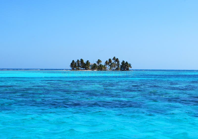 Lone Island in the Ocean stock photo. Image of ocean - 62939080