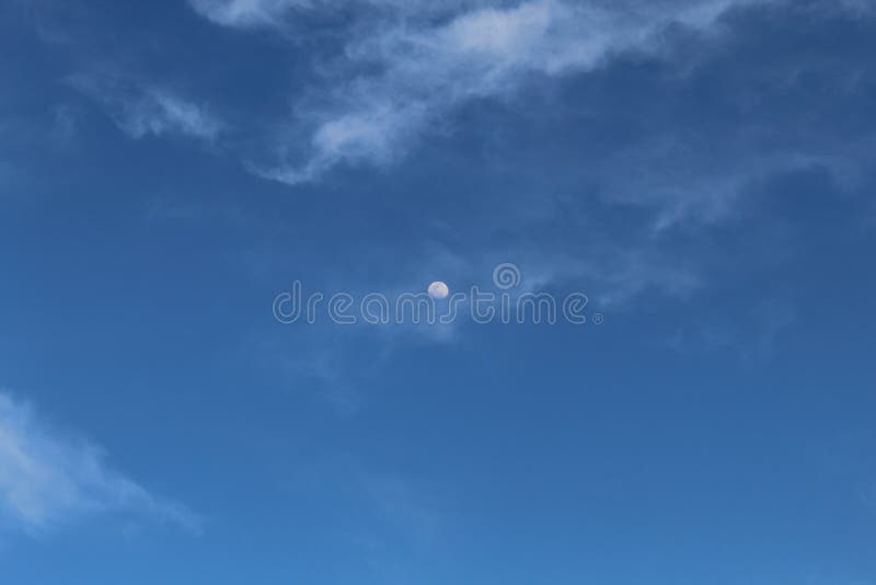 Lone moon stock image. Image of grey, single, greycolor - 87749019