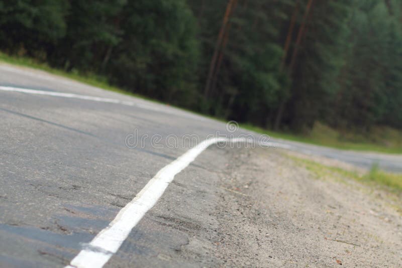 Lone Road stock photo. Image of grass, countryside, direction - 45732980