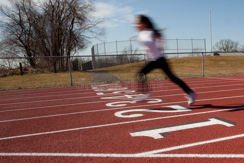 Lone Runner stock photo. Image of people, athletic, footwear - 23806610