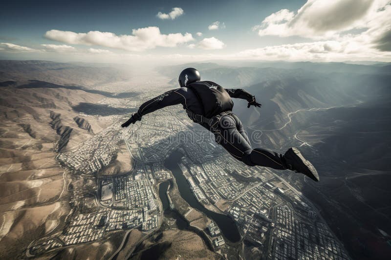 Lone Skydiver Stock Illustrations – 9 Lone Skydiver Stock Illustrations ...