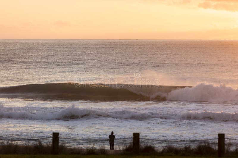 Lone Surf Check stock photo. Image of east, surfer, coast - 123494776
