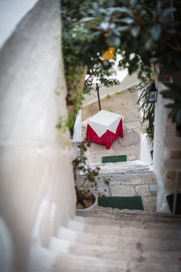 Lone table stock image. Image of italian, ornate, luxury - 46746417