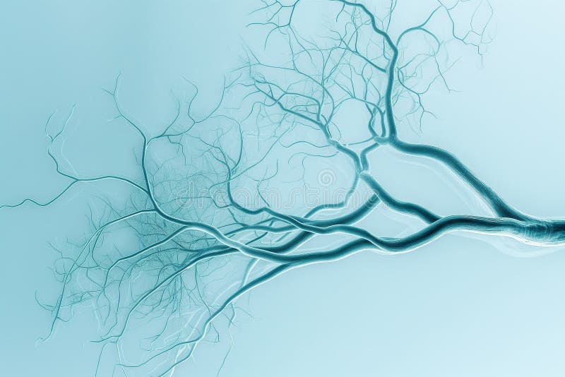 A Lone Tree Branch, Void of Leaves, Stretches Upwards Against a Light ...