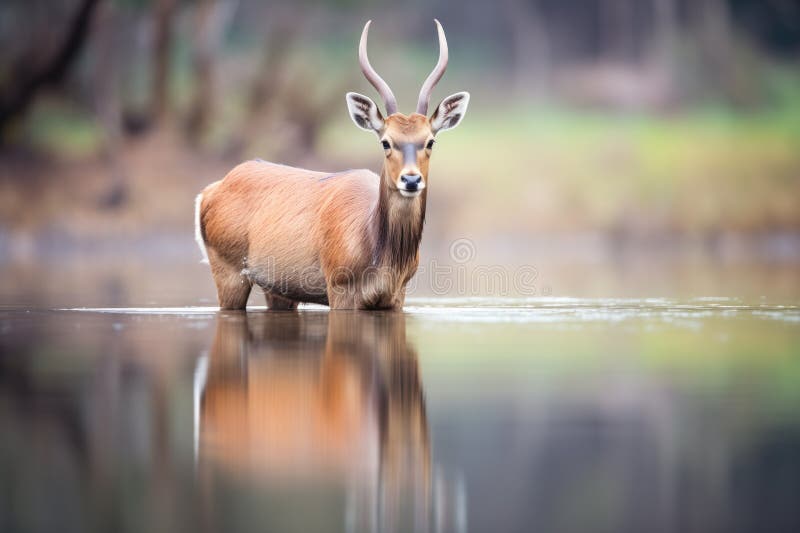 Lone Waterbuck Stock Illustrations – 3 Lone Waterbuck Stock ...