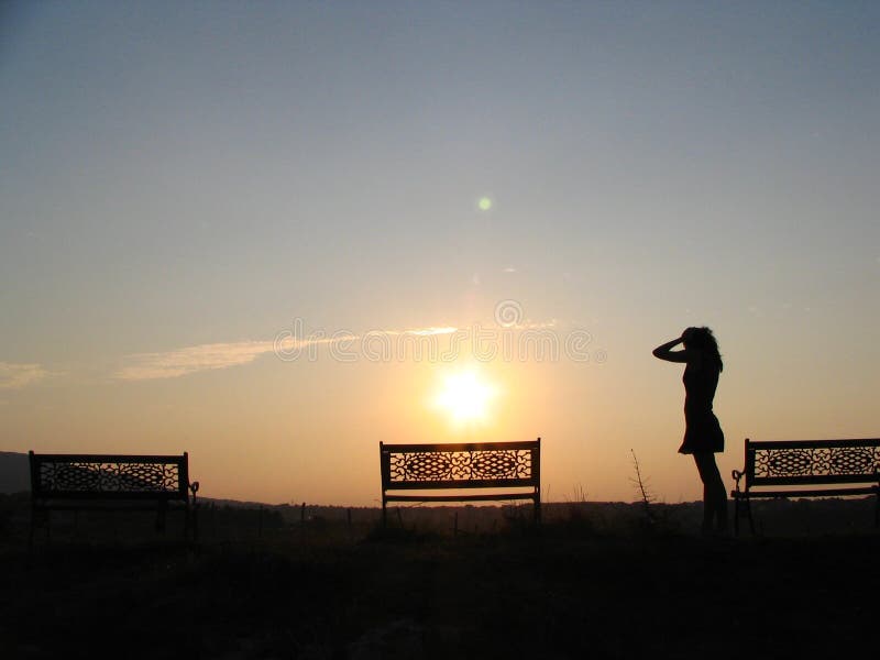 Loneliness stock photo. Image of silhouette, lonelines - 2736632
