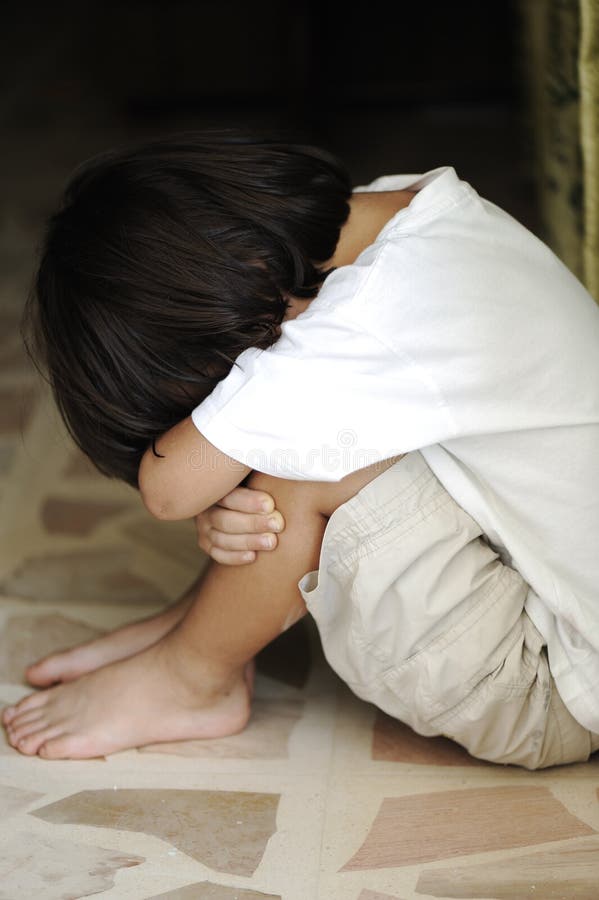Lonely alone kid stock photo. Image of abandoned, domestic - 29794206