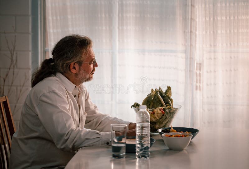 A Lonely, Anxious, Physically and Mentally Uncomfortable Elderly Man ...