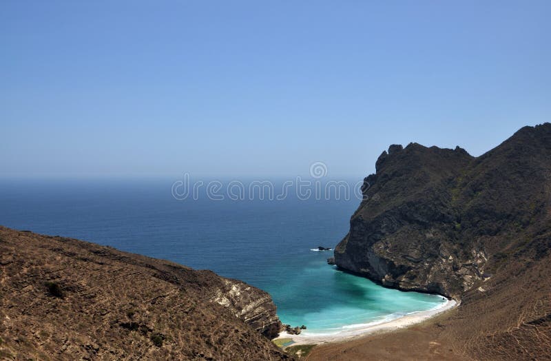 Lonely bay stock image. Image of ocean, rocks, nature - 19777973