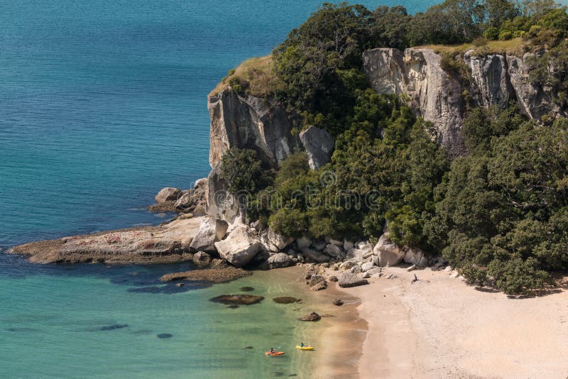 Lonely Bay, Coromandel Peninsula Stock Photo - Image of vacation ...