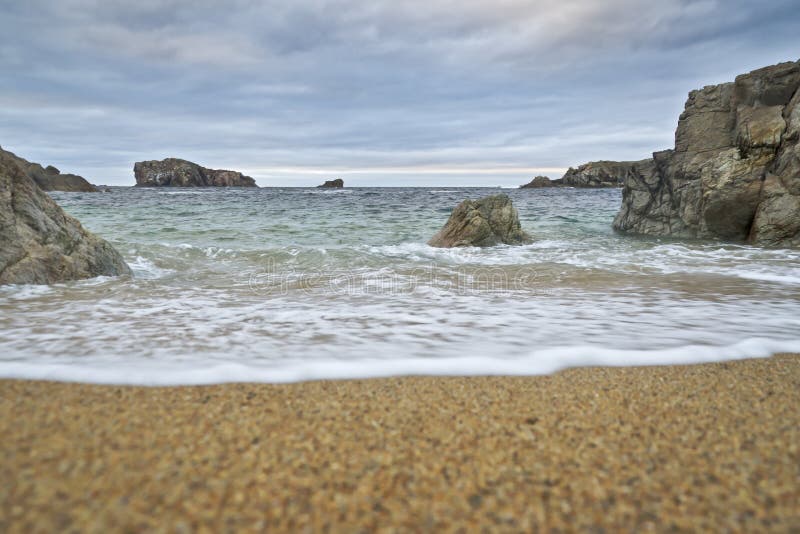 Lonely beach stock photo. Image of blue, outdoors, locations - 43931474