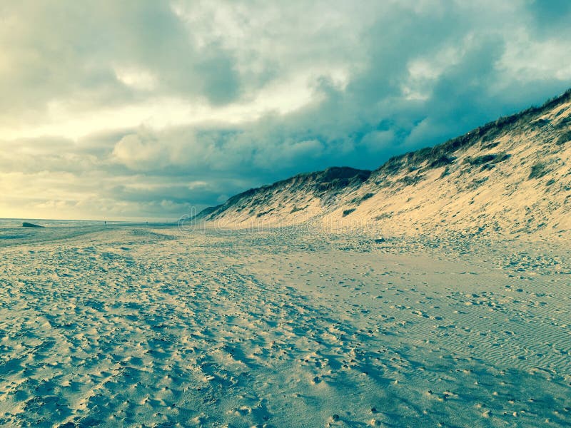 Lonely beach stock photo. Image of dramatic, nature, landscape - 84347420