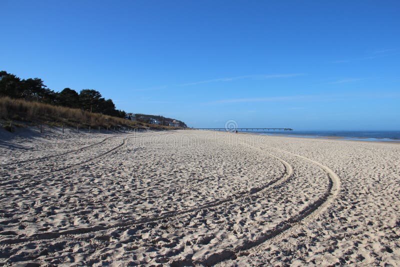 Lonely beach stock photo. Image of clouds, quiet, small - 176234546