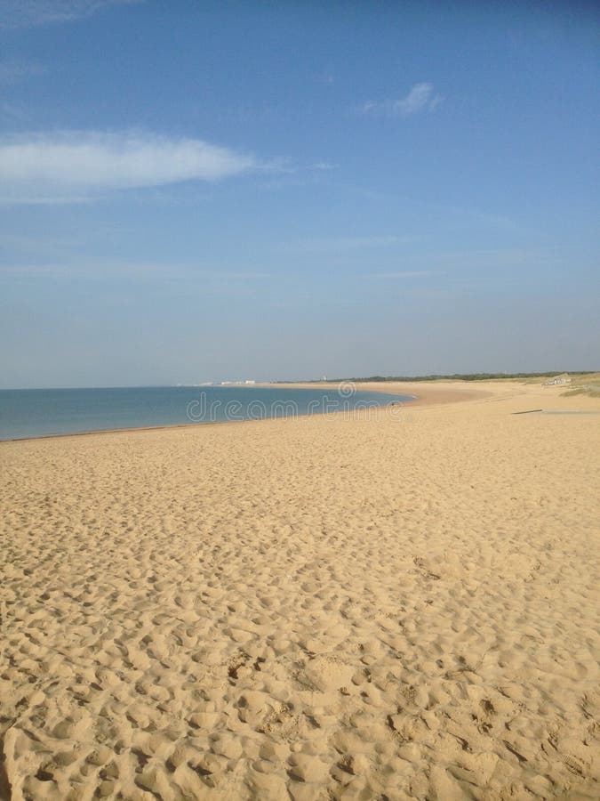 Lonely beach stock photo. Image of skies, west, totally - 87350958