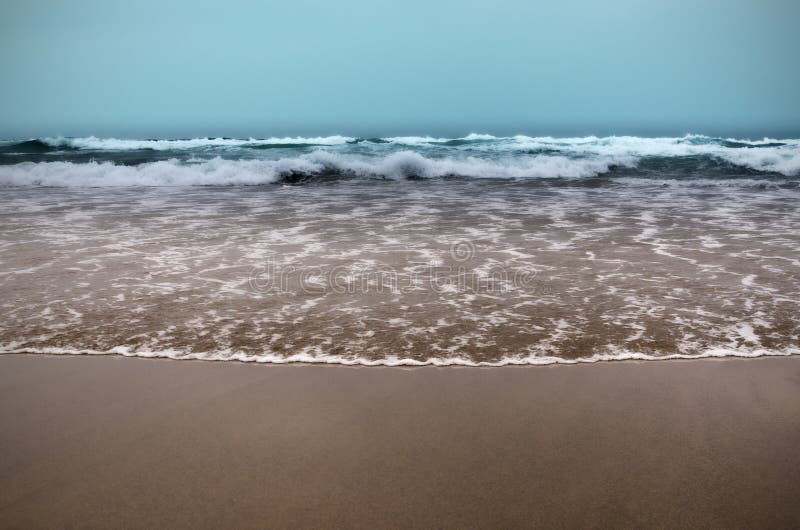 Lonely beach stock photo. Image of night, exposure, ecosystem - 38250976