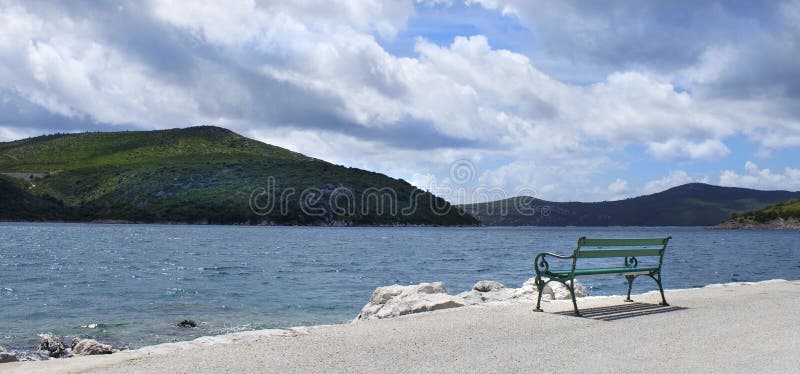 Lonely bench stock image. Image of summer, dreaming, lonely - 22456875