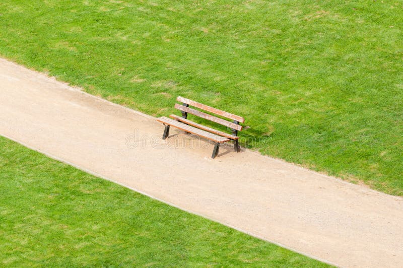 Lonely bench stock photo. Image of road, lonely, nature - 24227732