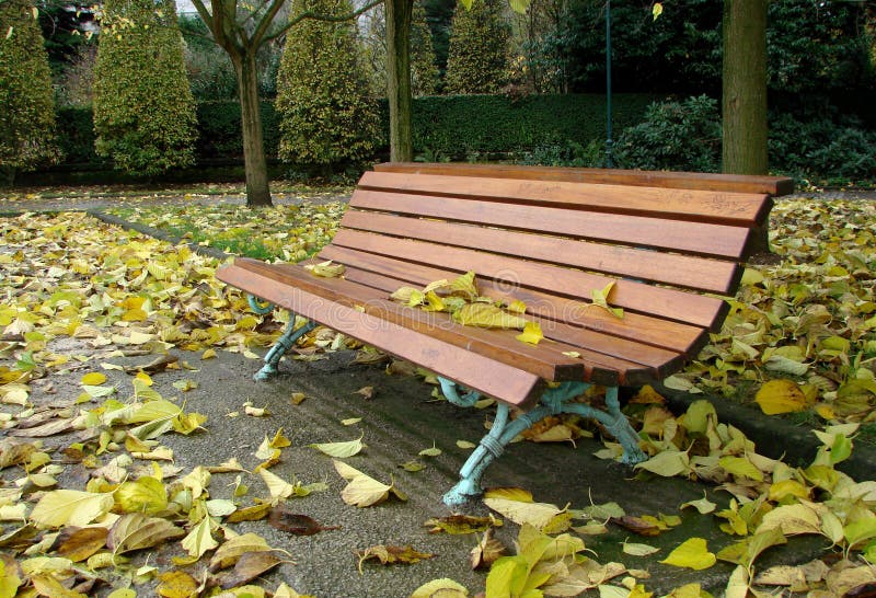 Lonely bench stock image. Image of wind, chair, nature - 9020765