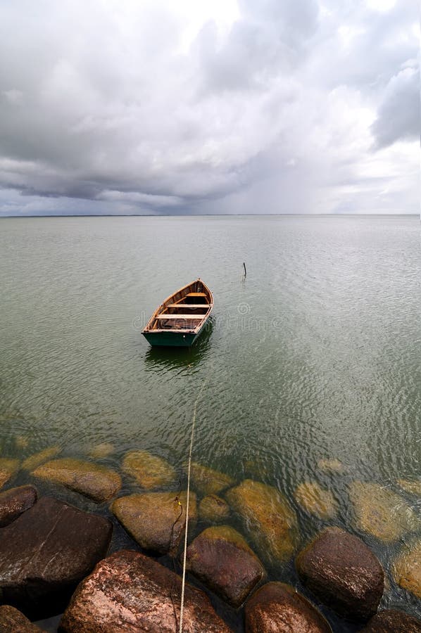 Lonely boat stock image. Image of loner, boats, isolated - 10841669