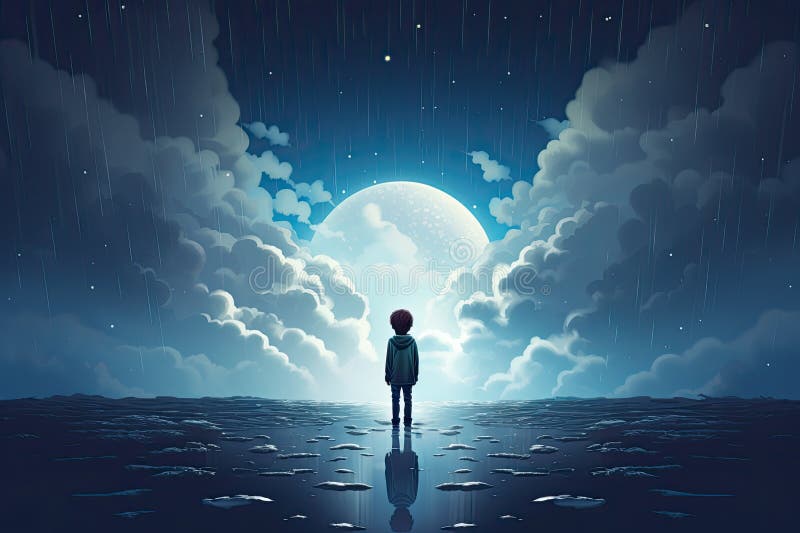 Lonely Child on Swing Set stock vector. Illustration of playground ...