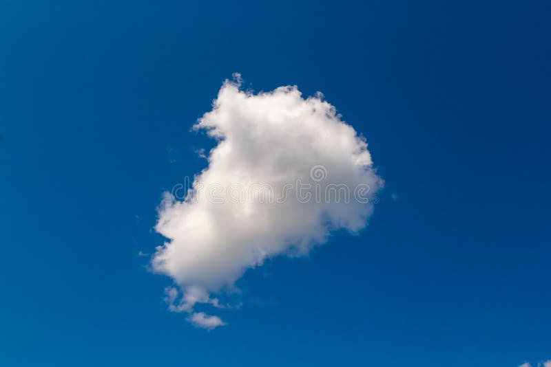 Lonely cloud stock photo. Image of backgrounds, forlornness - 10254094