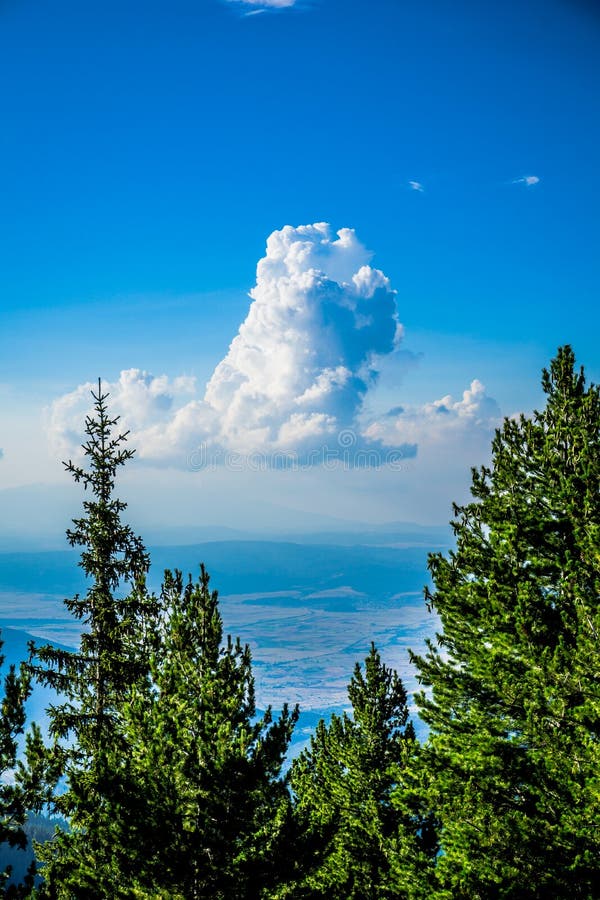 Lonely cloud stock image. Image of clear, nature, space - 197857