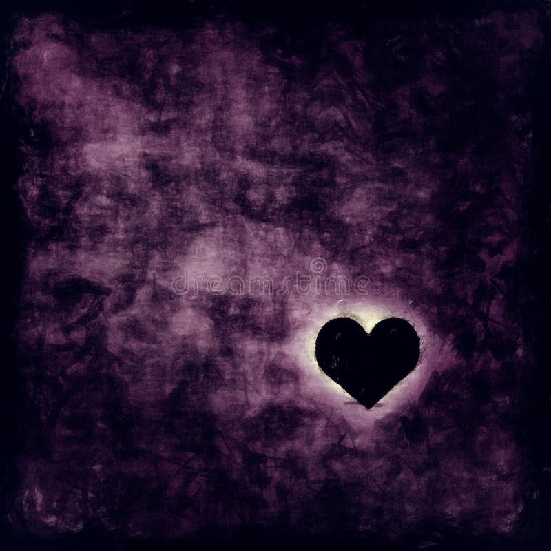 Lonely heart stock illustration. Illustration of love, flowers - 552398