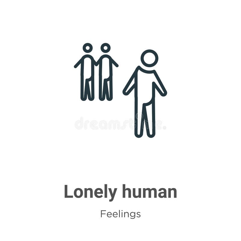 Lonely Human Transparent Icon. Lonely Human Symbol Design from F Stock ...