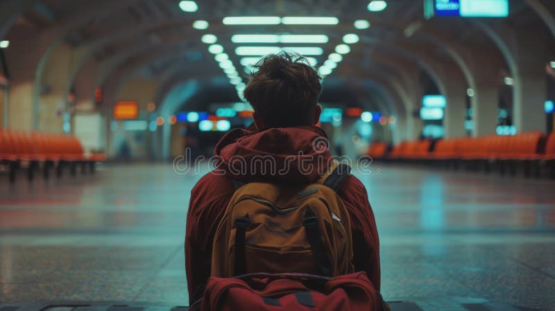 A Lonely Immigrant Watches People Pass by, Feeling Invisible and ...