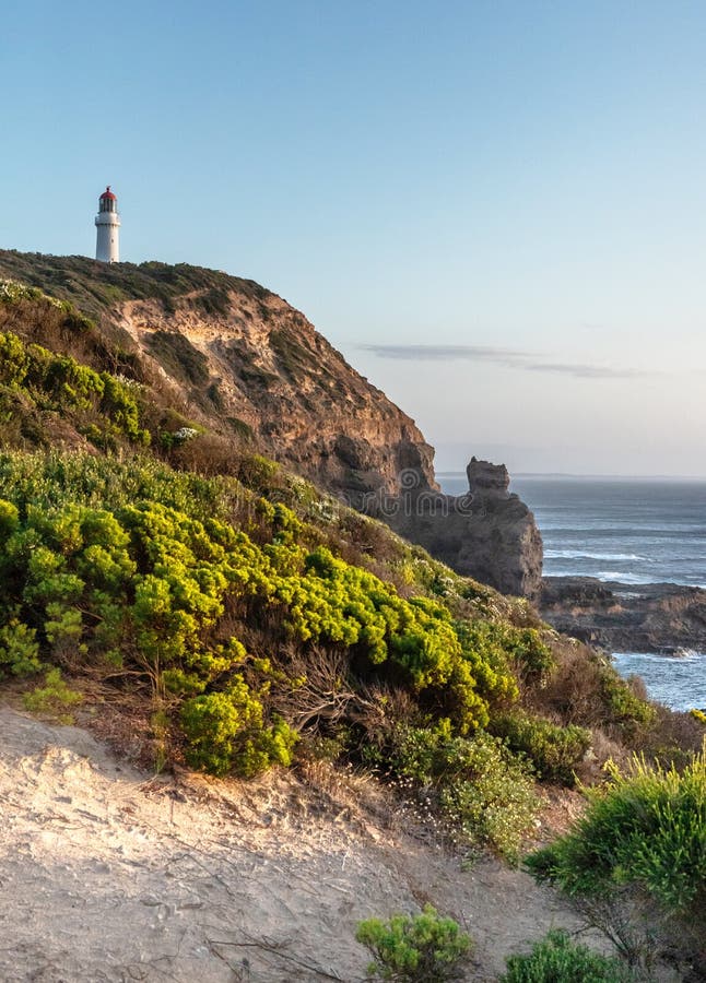 A View of the Lighthouse at Lighthouse Park Stock Photo - Image of ...