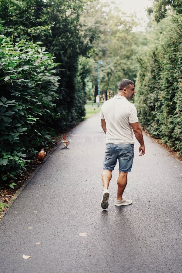 Lonely Man Passing Time in a Park Stock Photo - Image of snapshot ...
