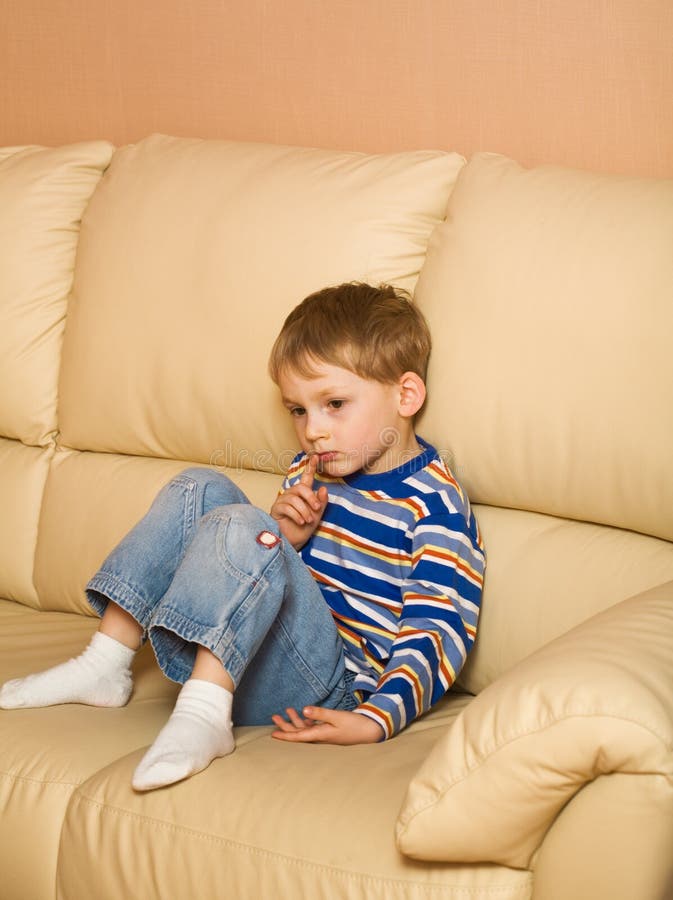 Lonely kid stock photo. Image of solitude, cells, shirt - 4396470