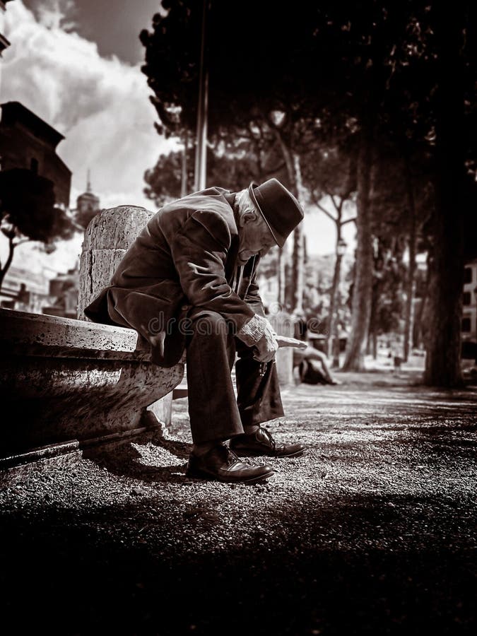 115 Old Man Reflecting Life Stock Photos - Free & Royalty-Free Stock ...