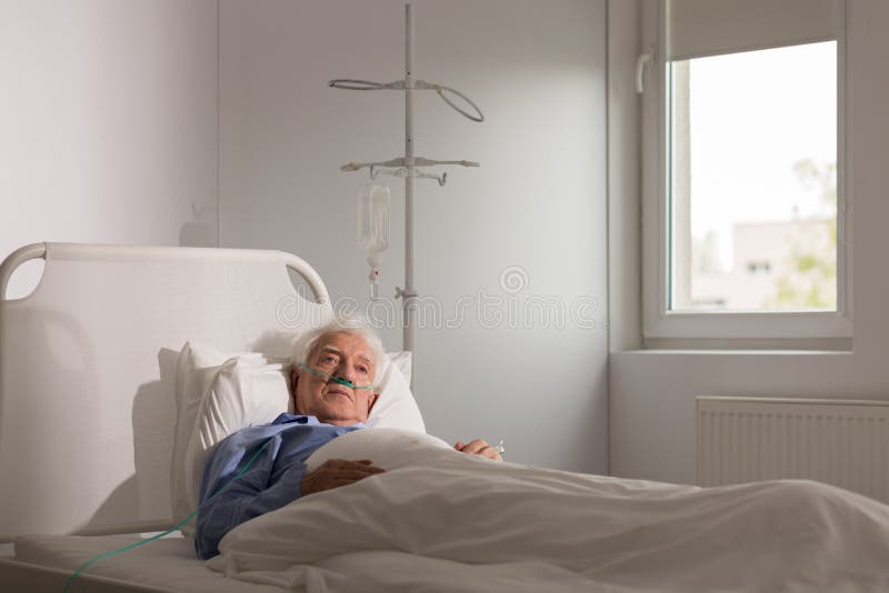 Lonely patient in hospital stock image. Image of medicine - 55229293