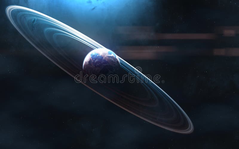 Lonely Planet in Deep Space Stock Image - Image of deep, solar: 253281651
